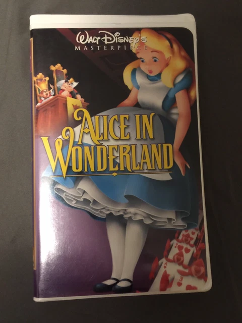 RARE WALT DISNEY’S Alice In Wonderland Masterpiece VHS 036 Clamshell $687.55 - PicClick CA