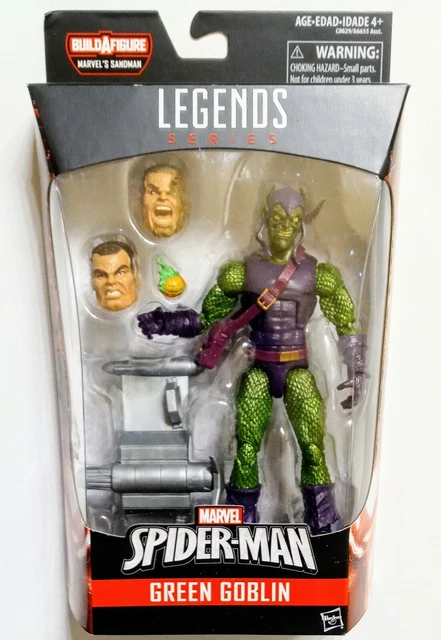 MARVEL LEGENDS GREEN Goblin Marvel Legends Spider-Man Series W/ Sandman ...