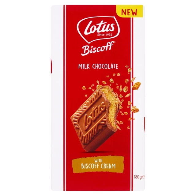 LOTUS BISCOFF MILK Chocolate With Biscoff Cream 180g EUR 10,80 ...