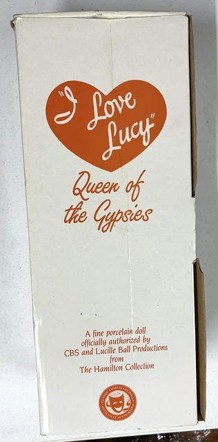I LOVE LUCY Queen of the Gypsies Porcelain Doll Hamilton Collection ...