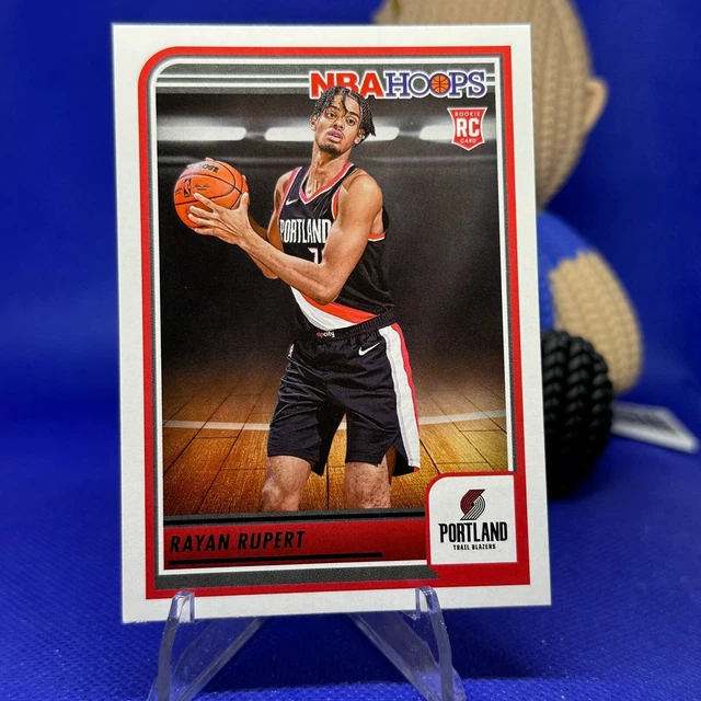 2023-24 PANINI NBA Hoops BASE Ryan Rupert RC Portland Trail Blazers ...