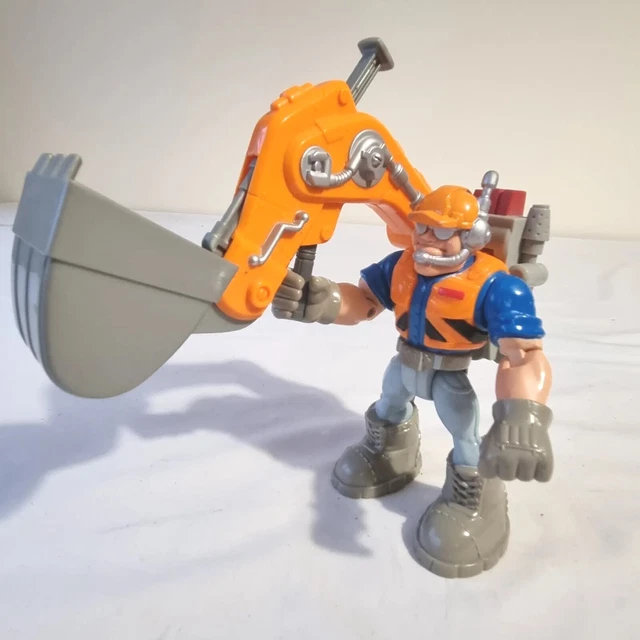 VINTAGE FISHER-PRICE ACTION Figure Rescue Heroes Construction ...