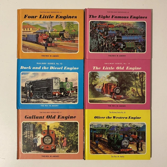 THOMAS THE TANK Engine Railway Series Books Rev. W. Awdry Vintage 1980s ...