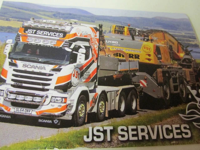 WSI SCANIA R730 S/Line T/Line 8X4 Tractor Unit-Jst Services-Ltd Edition ...