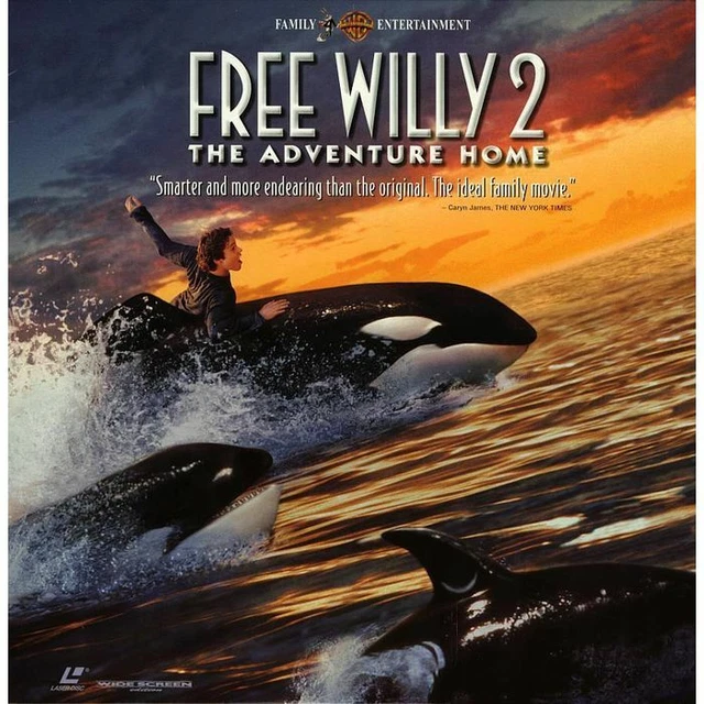FREE WILLY 2: The Adventure Home - Laserdisc EUR 9,38 - PicClick FR