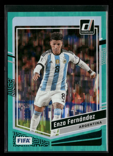 2023-24 PANINI DONRUSS Soccer Enzo Fernandez Teal 118/199 FIFA [ZK36 ...
