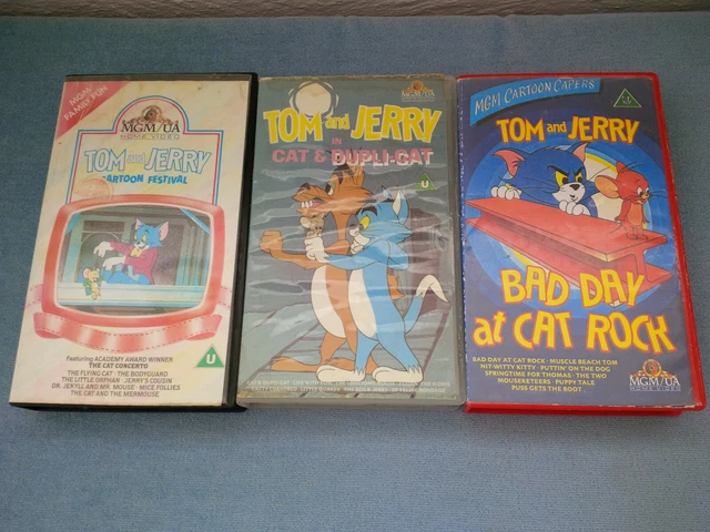 TOM AND JERRY Cartoons - 3 x VHS videos EUR 21,42 - PicClick DE