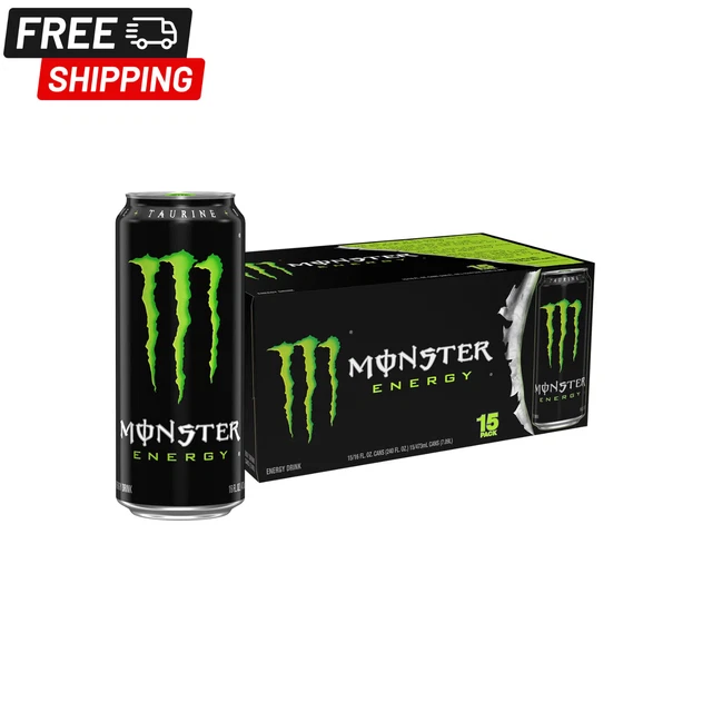 MONSTER ENERGY DRINK, Green, Original, 16 Ounce (Pack of 12) £36.71 ...