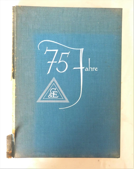 AUFLÖSUNG.ALTES BUCH,75.JAHRE COLLET&ENGELHARD Werkzeugmaschinenfabrik ...