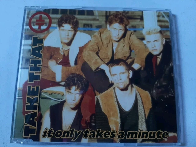 TAKE THAT – It Only Takes A Minute Cd single 1992 BIYBAND ROBBIE ...