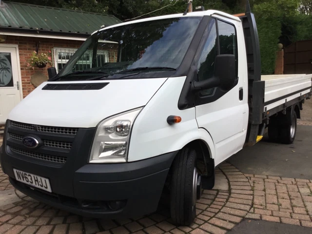 FORD TRANSIT TWIN wheel drop side pick up 4mtr long body 2013 £5,995.00 ...