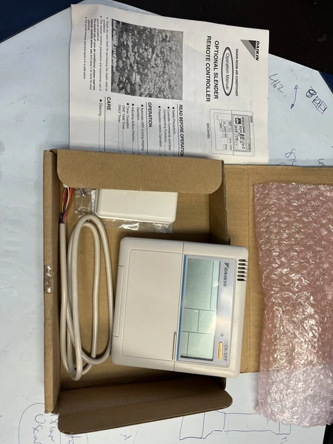 CONTROL REMOTO MONTAJE En Pared Daikin Brc944B2 Nuevo Caja Abierta EUR ...