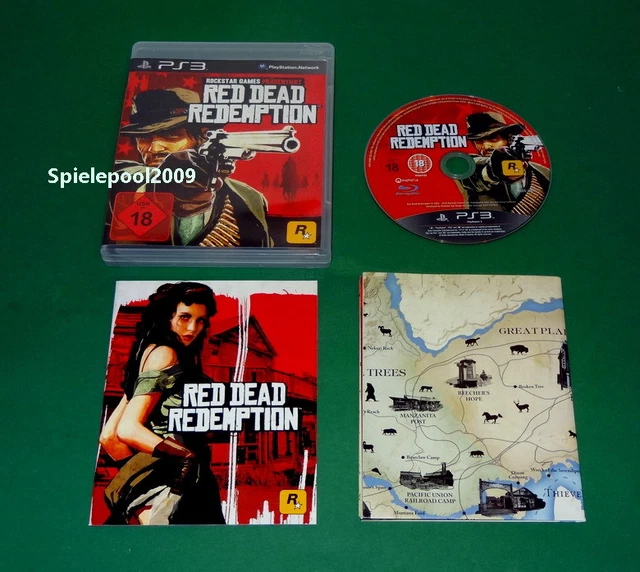 RED DEAD REDEMPTION mit Anl, OVP UND MAP - USK 18 fuer Sony Playstation ...