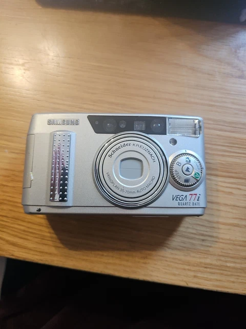 SAMSUNG VEGA 77I vintage fotocamera pellicola intagliatore obiettivo ...