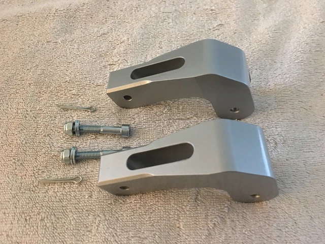 YAMAHA FJR1300 PILLION Foot Peg Lowering Brackets and Exhaust Heat ...