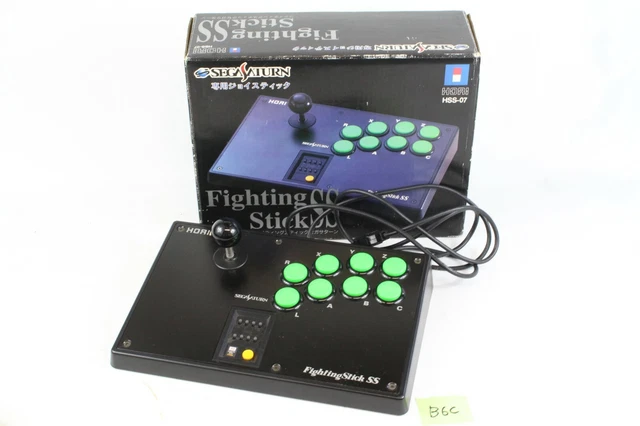 HORI KÄMPFEN STICK Ss Arcade Joystick Controller Sega Saturn HSS-07 IN ...