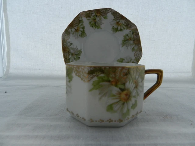 MOCCATÄSSCHEN ROSENTHAL SELB-BAVARIA Margaritendekor feines dünnes ...