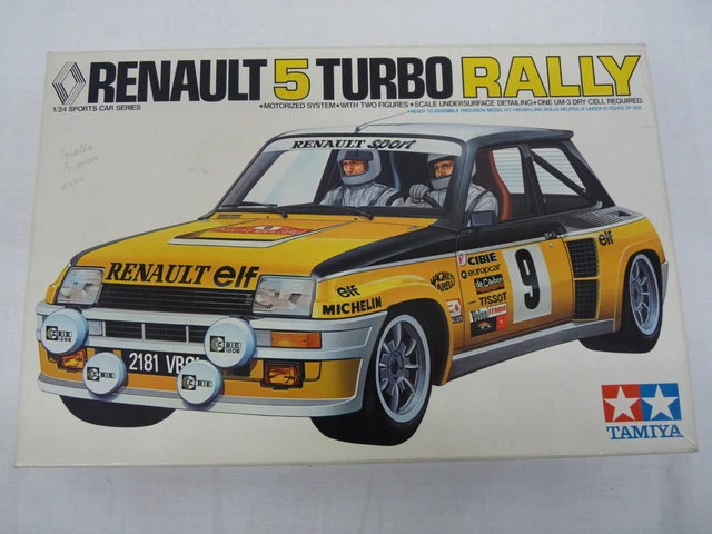 KIT TAMIYA RENAULT 5 Turbo Rally 1/24 Versione Motorizzata - Nuovo ...