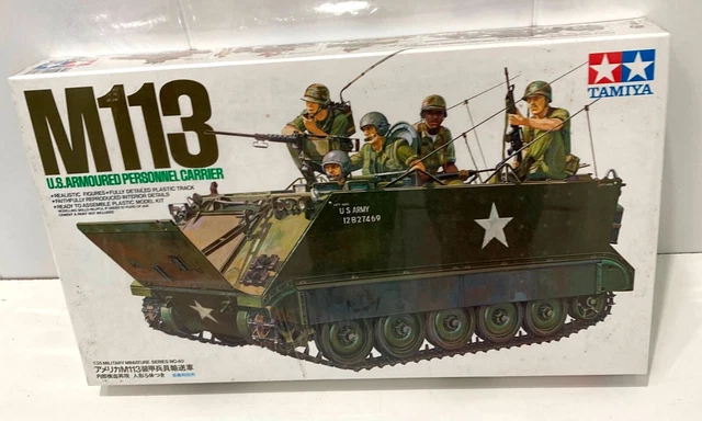 TAMIYA 1:35 SCALE M113 Armoured Personnel Carrier model kit MISB $30.00 ...