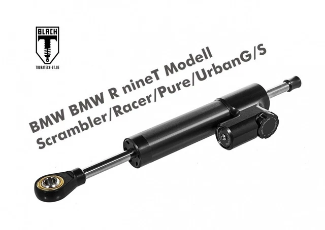 TOURATECH BLACK-T STEERING Damper Csc BMW Rninet Model Scrambler Racer ...