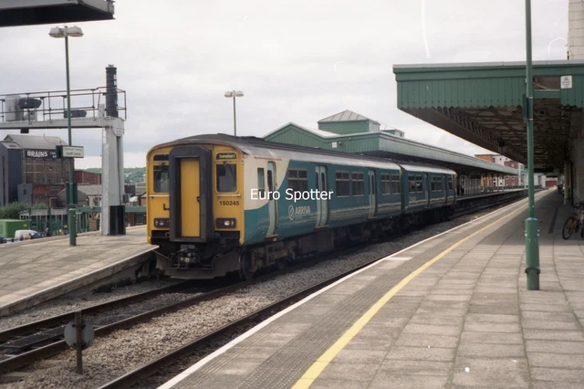 B213 35MM NEGATIVE British Railways Class 150 150245 @ Cardiff £2.54 ...