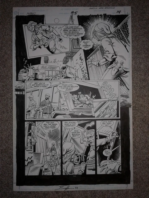 NORM (BATMAN) BREYFOGLE ANARKY 5 pg 14 CÉLÈBRE ARTISTE BATMAN EUR 116 ...