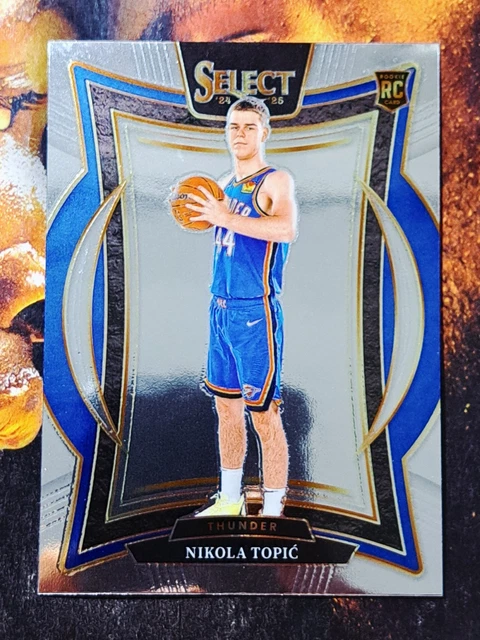 2024-25 PANINI SELECT Concourse Rookie #89 Nikola Topic - Thunder RC $1 ...