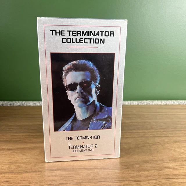THE TERMINATOR COLLECTION VHS 1995 2 Box Set Arnold Schwarzenegger $25. ...