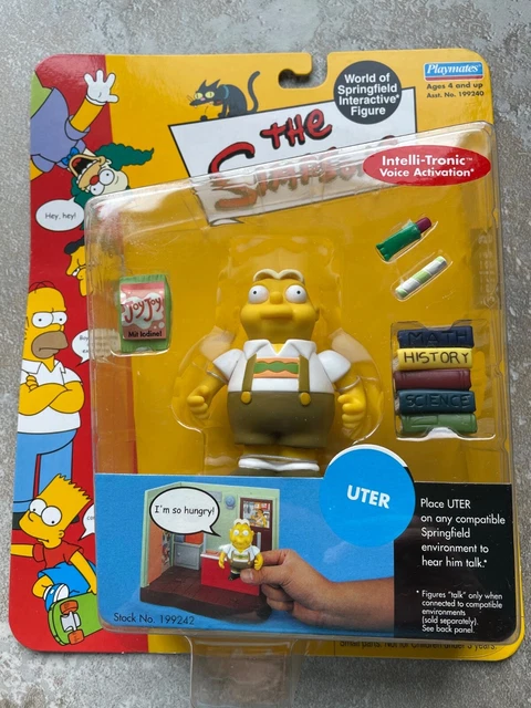 FIGURA DE ACCIÓN UTER Simpsons Playmates WOS Serie 8 interactiva nueva ...