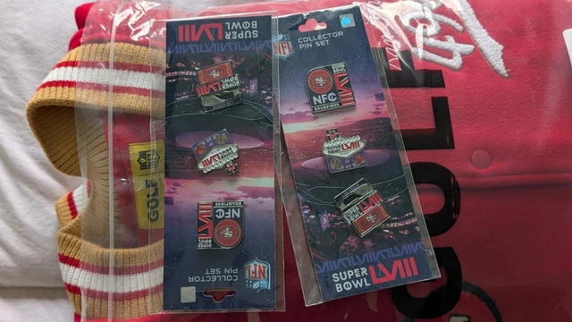SAN FRANCISCO 49ERS 2024 Super Bowl Pin Set exklusiv EUR 55,14 ...