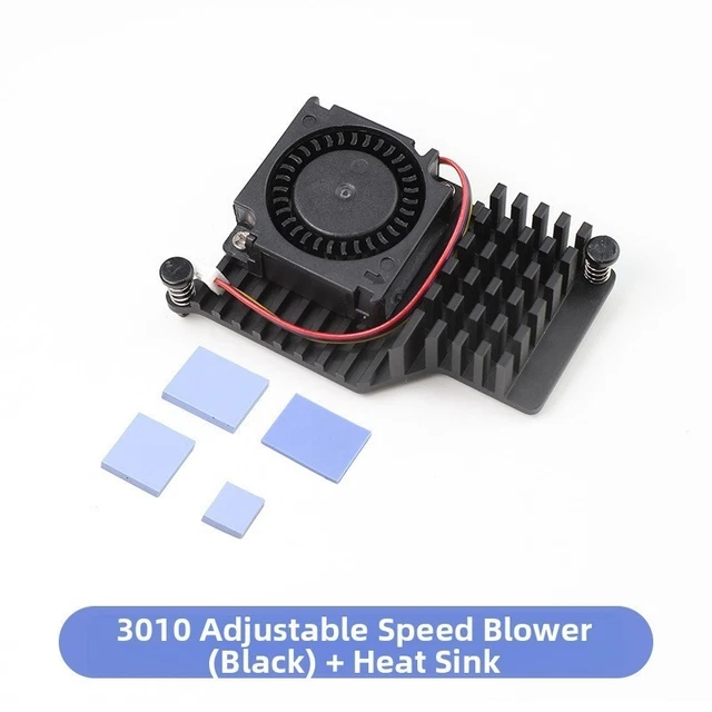 FOR RASPBERRY PI 5 Heat Dissipation Fan with Aluminum Heat Sink and ...