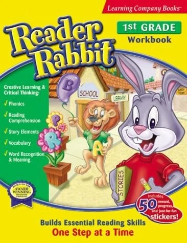 READER RABBIT 1ST GRADE (READER RABBIT GIANT WORKBOOKS) By Learning ...