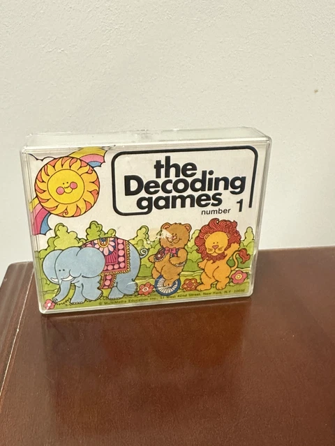 VINTAGE 1970 THE Decoding Game - Grammar Flashcards - Language Skills ...