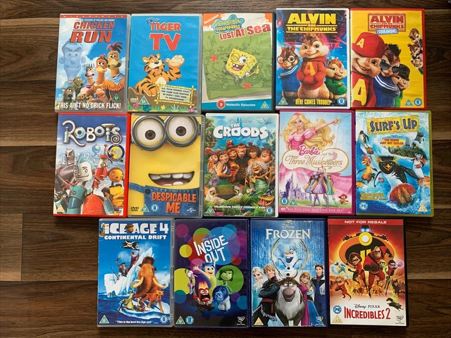18 X CHILDREN'S DVD Bundle Family Kids Job Lot Disney DreamWorks Marvel Pixar £11.99 - PicClick UK
