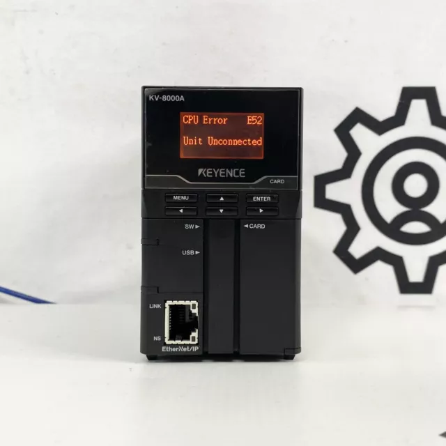 KEYENCE KV-8000A PROGRAMMABLE Logic Controller USA £1,767.15 - PicClick UK KEYENCE KV-8000A PROGRAMMABLE Logic Controller USA £1,767.15 - PicClick UK