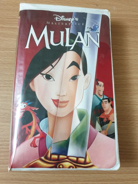 RARE DISNEY'S MULAN Masterpiece Collection Clam shell case VHS Original ...