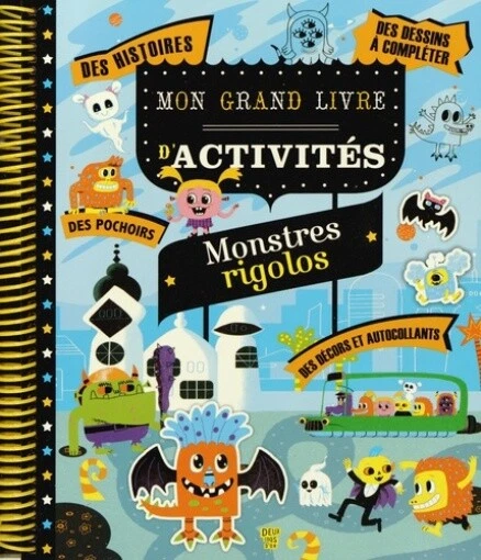 MON GRAND CAHIER d'activités - Monstres rigolos - Deux coqs d'or EUR 14 ...