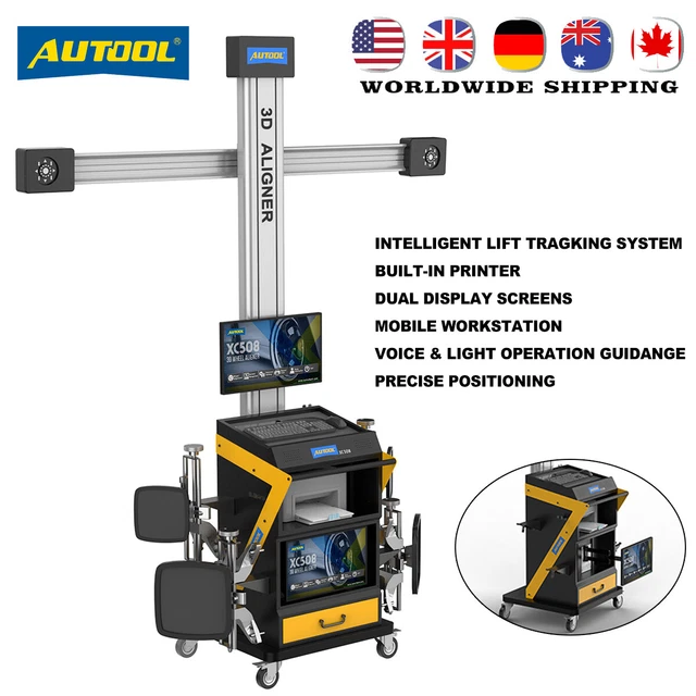 3D WHEEL ALIGNMENT Machine Tire Aligner System Fully Automatic ...