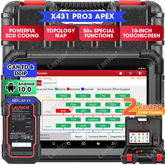 2025 LAUNCH X431 PRO3 APEX PRO 5 PAD V Profi OBD2 Diagnosegerät Key Programmier EUR 999,00 ...