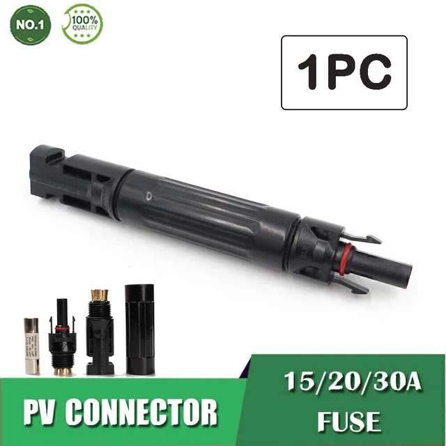 IN-LINE SOLAR FUSE Connector 10A 15A 20A 30A With Holder $7.29 - PicClick