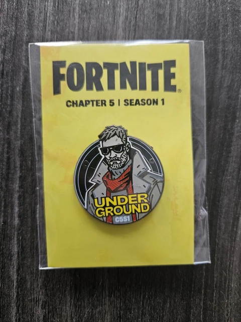 RARE FORTNITE OG Employee Pin Ch 5 Season 1 Underground Exclusive Epic ...