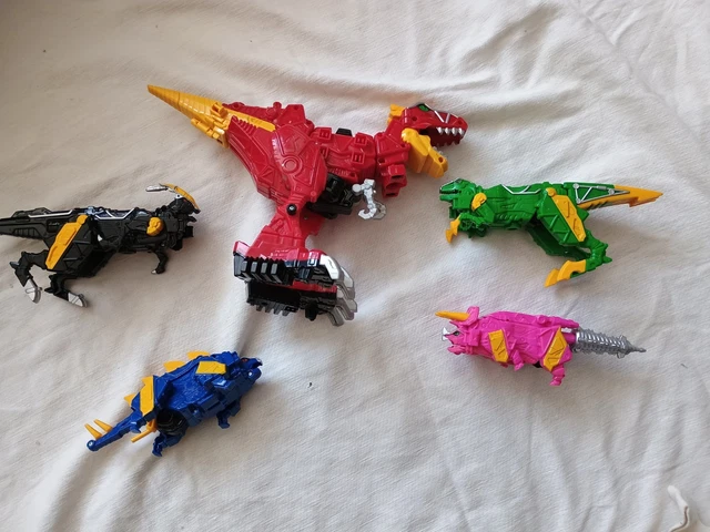 POWER RANGERS DINO Super Charge Megazord Including Raptor And ...
