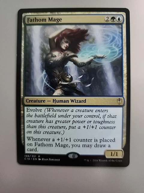 MTG FATHOM MAGE Commander 2016 198/351 régulier rare EUR 2,21 - PicClick FR