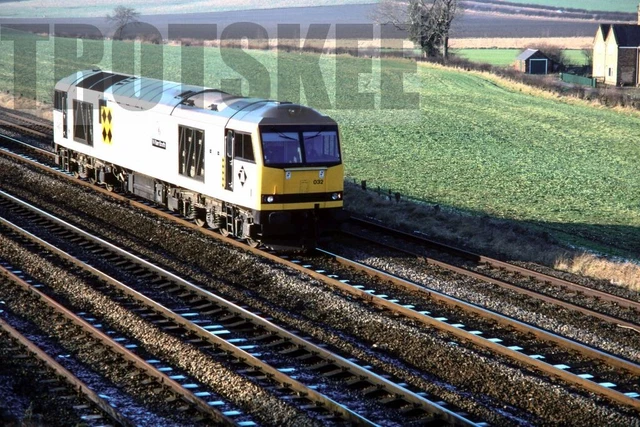 35MM SLIDE BR British Railways Diesel Loco 60032 Class 60 Melton Ross ...