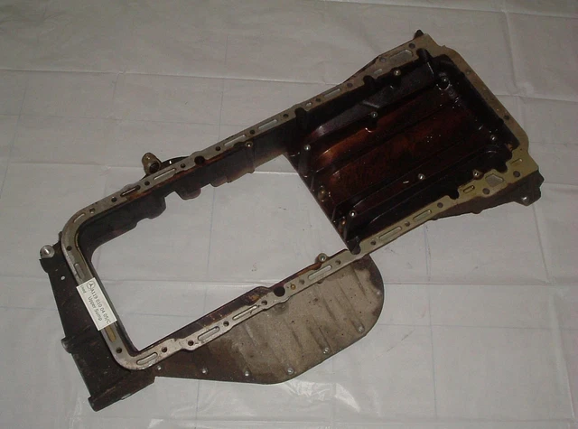 MERCEDES M119 V8 Engine Upper Oil Sump Pan R1190141602 Used Genuine ...