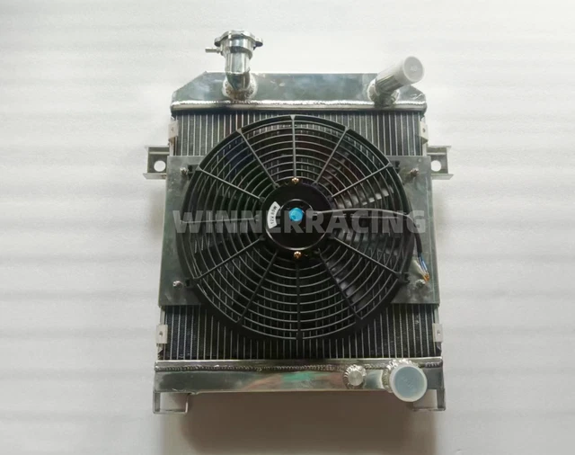 FIT JAGUAR MK1/MK2 MK I/II S-Type 1955-1968 aluminum radiator + FAN £ ...