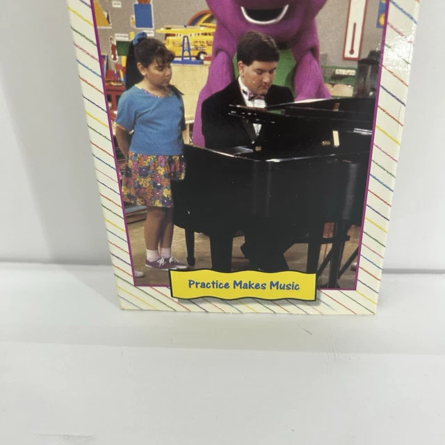 BARNEY & FRIENDS Practice Makes Music VHS 1992 Time Life Video Super ...