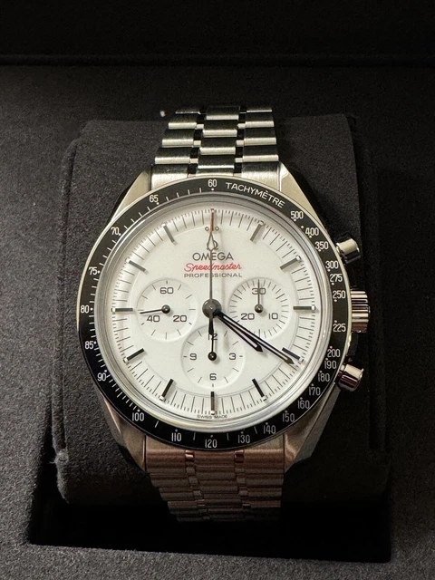 2024 OMEGA SPEEDMASTER Moonwatch New White Dial 42Mm Watch 310.30.42.50 ...