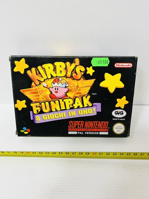 SNES KIRBY’S FUN Pak Super Nintendo Nuovo EUR 449,00 - PicClick IT