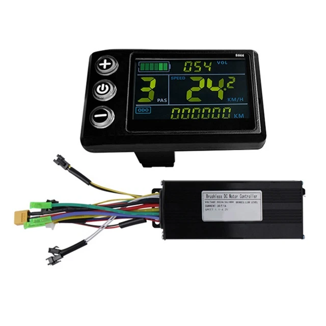 THREE MODE REVERSING Prevention Electric Bike Controller LCD Display ...
